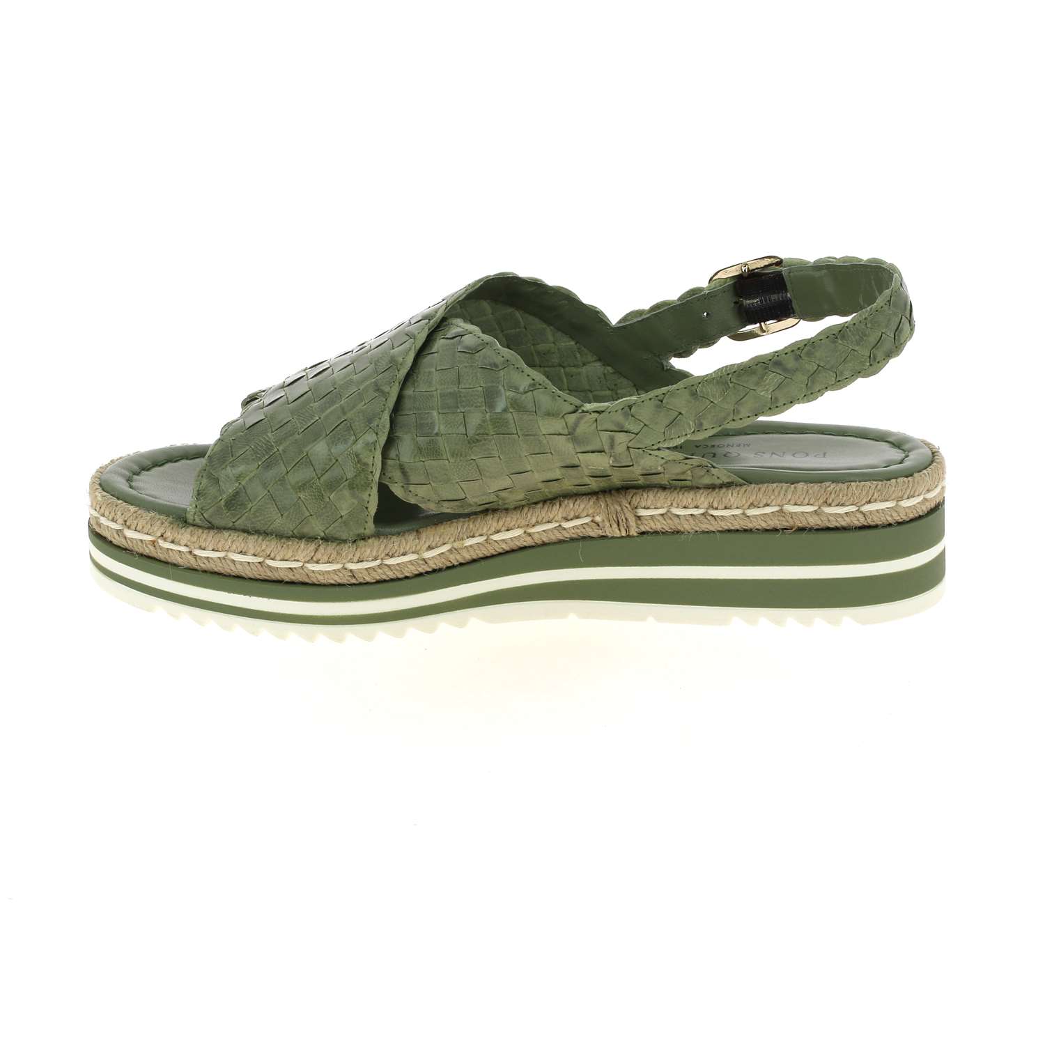 Sandales MILAN PONS QUINTANA Kaki, Vert Femme | Bessec Chaussures